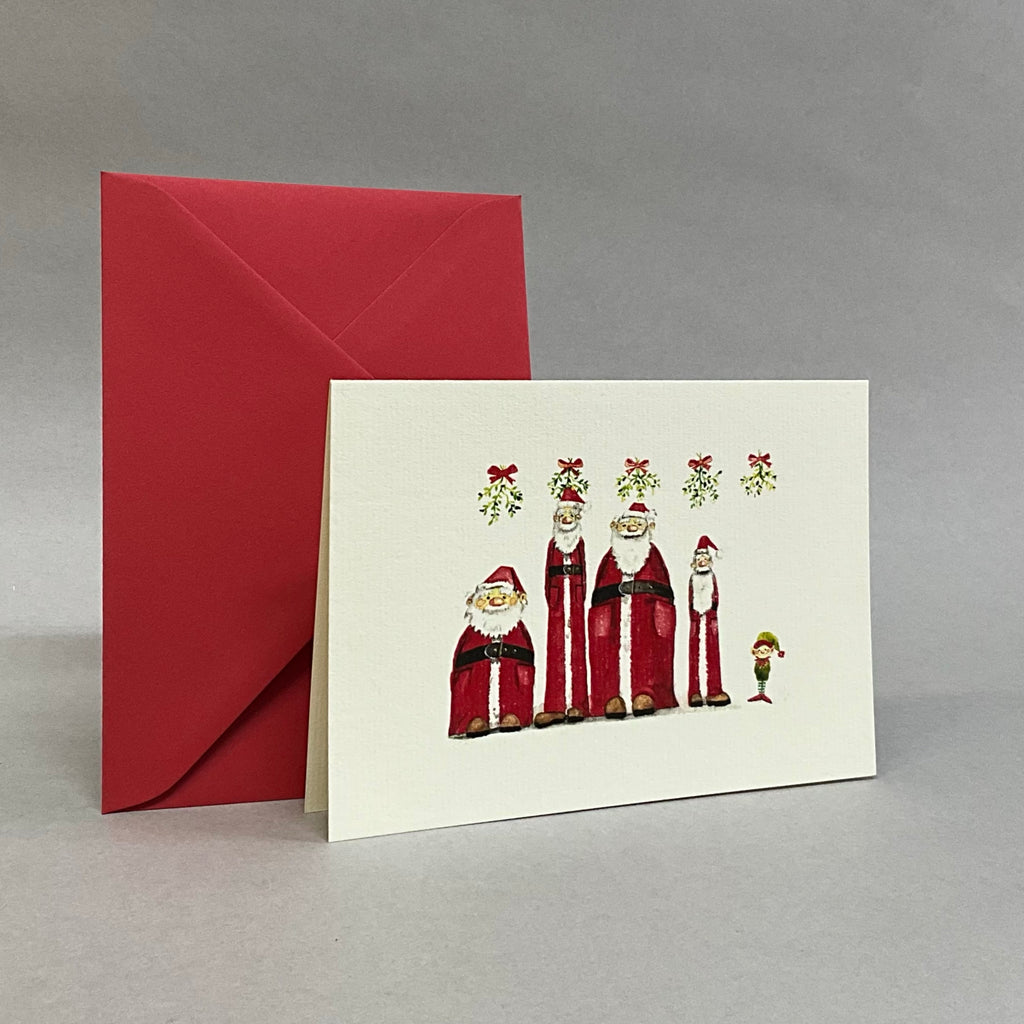 Klappkarte „Weihnachtsmaenner" – Marta & Paul